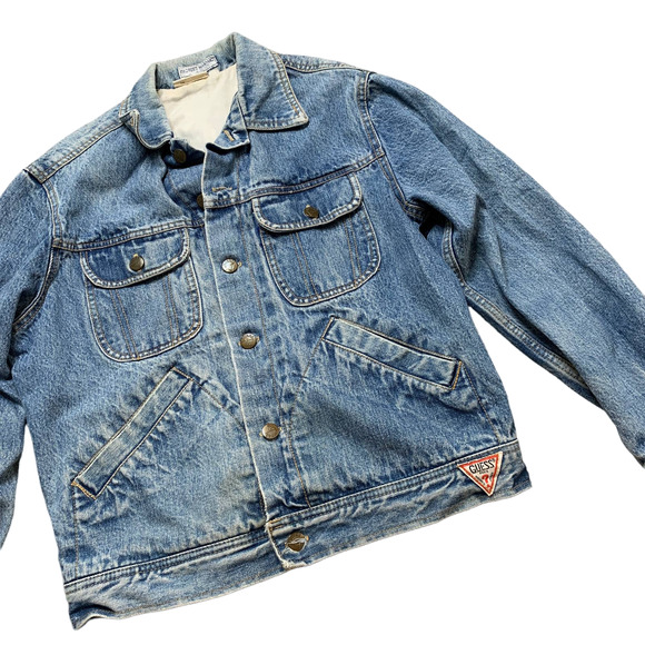 Guess | Jackets & Coats | Vintage Guess Georges Marciano 8s Stone Wash ...